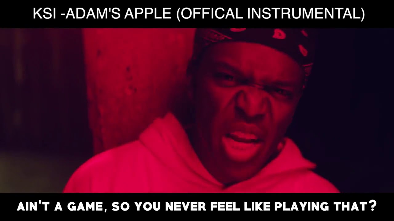 KSI - Adam's Apple (OFFICIAL INSTRUMENTAL) - YouTube