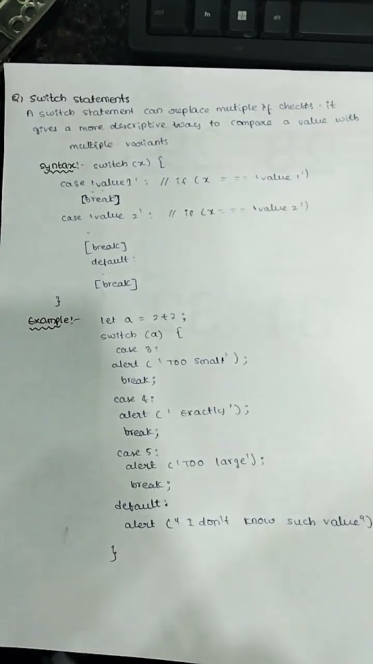 Switch Statement - YouTube