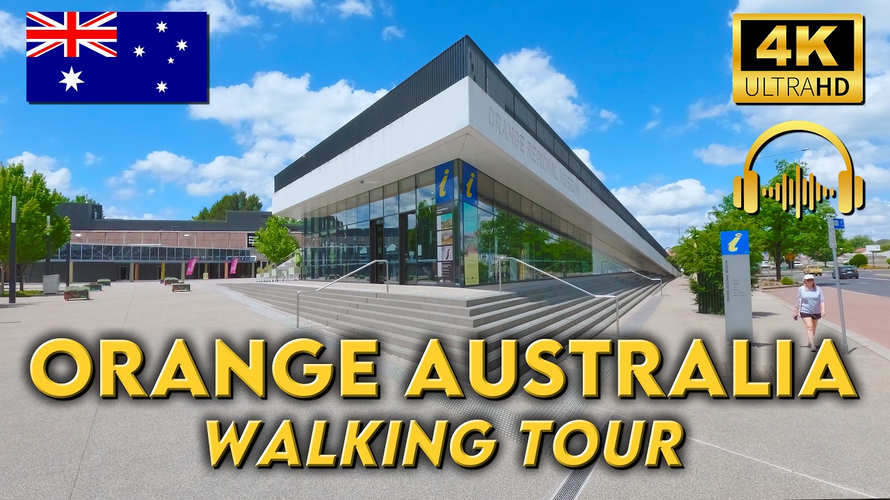 WALKING AROUND ORANGE AUSTRALIA | Australian Regional City | 4K UHD ...
