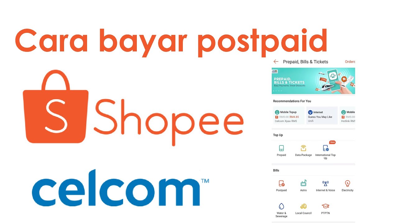 Cara bayar bil Celcom - YouTube