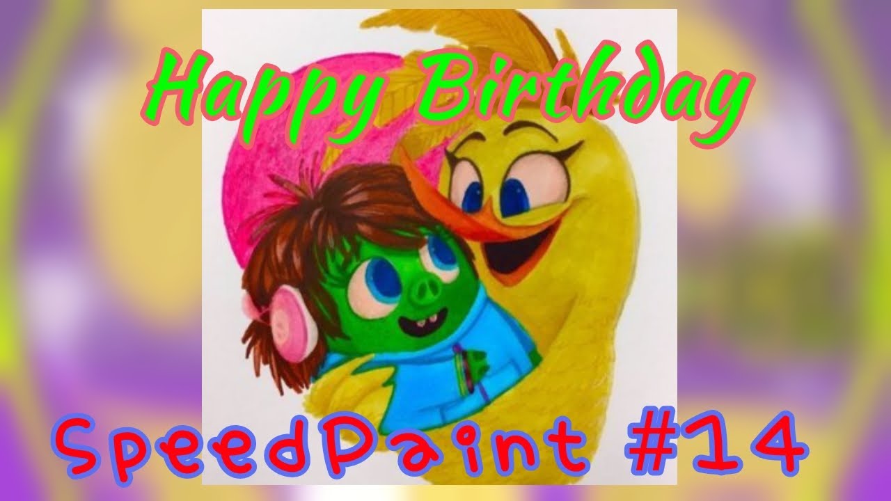 Happy Birthday courtbecca SpeedPaint #14 - YouTube