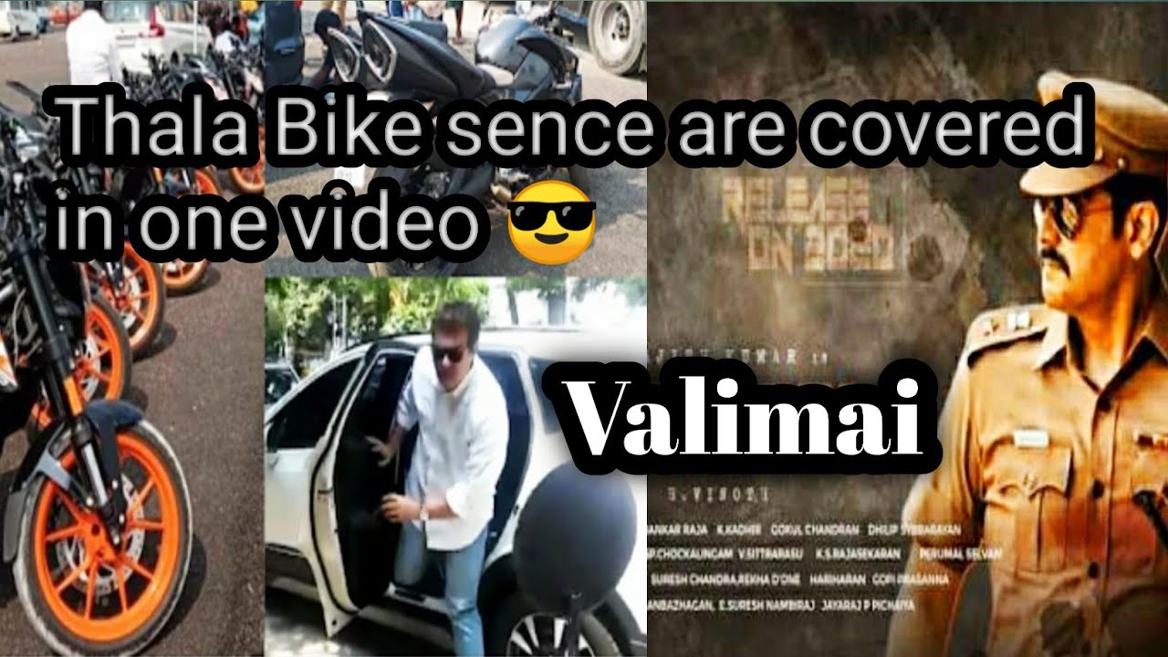 #Valimai Thala racing shooting spot and Thala bike sences all covered ...