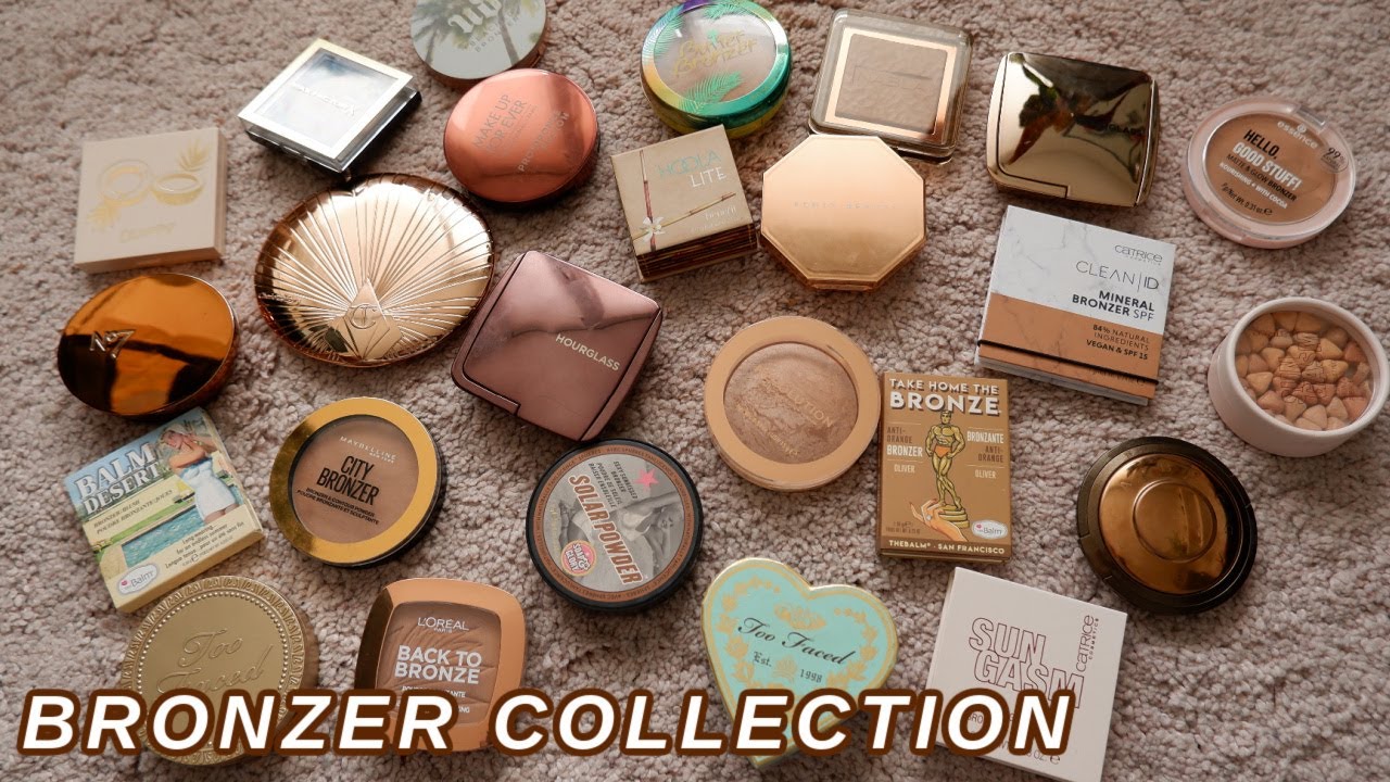 BRONZER COLLECTION // All of my bronzers & contours incl. swatches ...