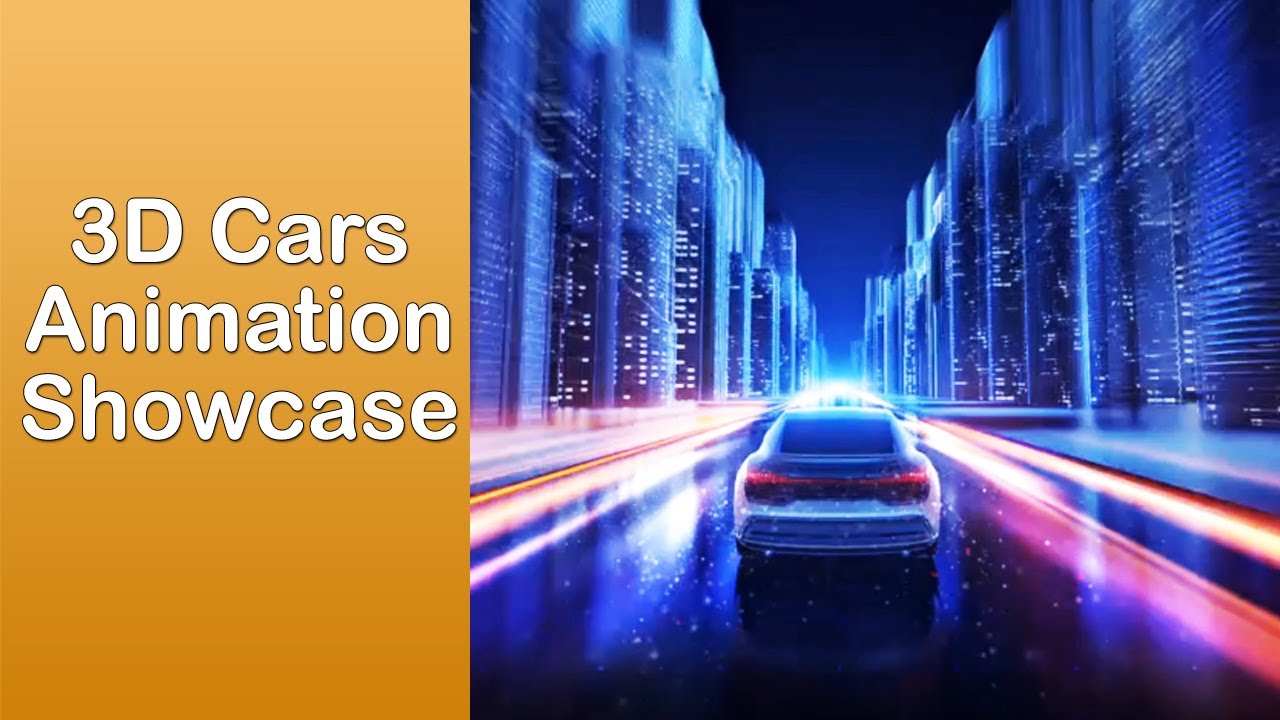Car Animation Showcase in 3D View | Car Animation Clips for different ...