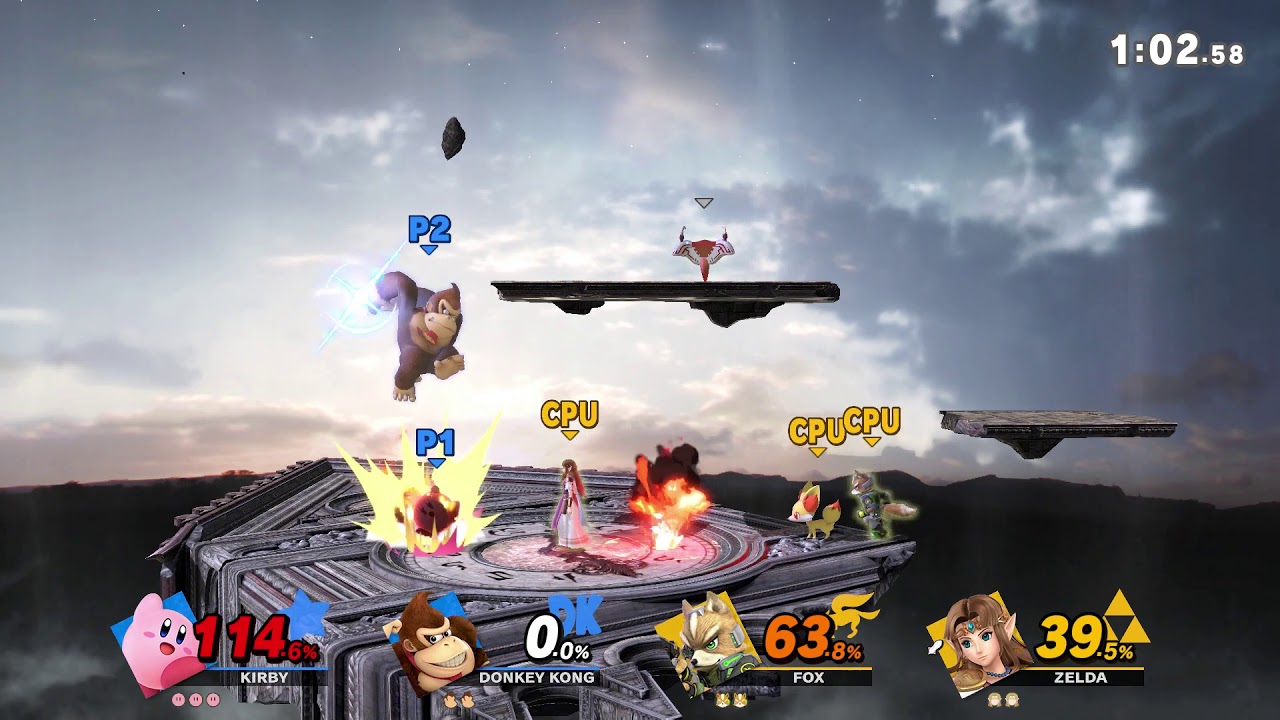 Super Smash Bros Ultimate - 2 player Smash vs CPU warmup - Nintendo ...