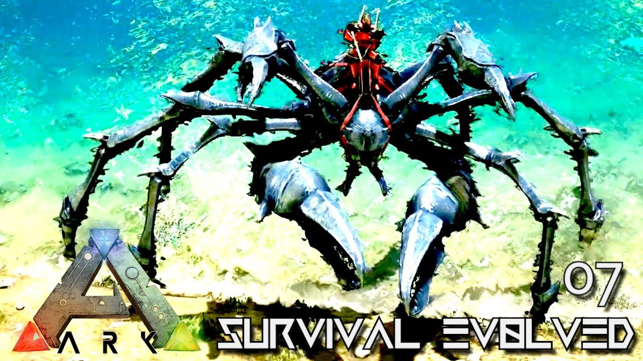 ARK: ABERRATION - KARKINOS TAMING PERFECT 150 GIANT CRAB E07 ( GAMEPLAY ...