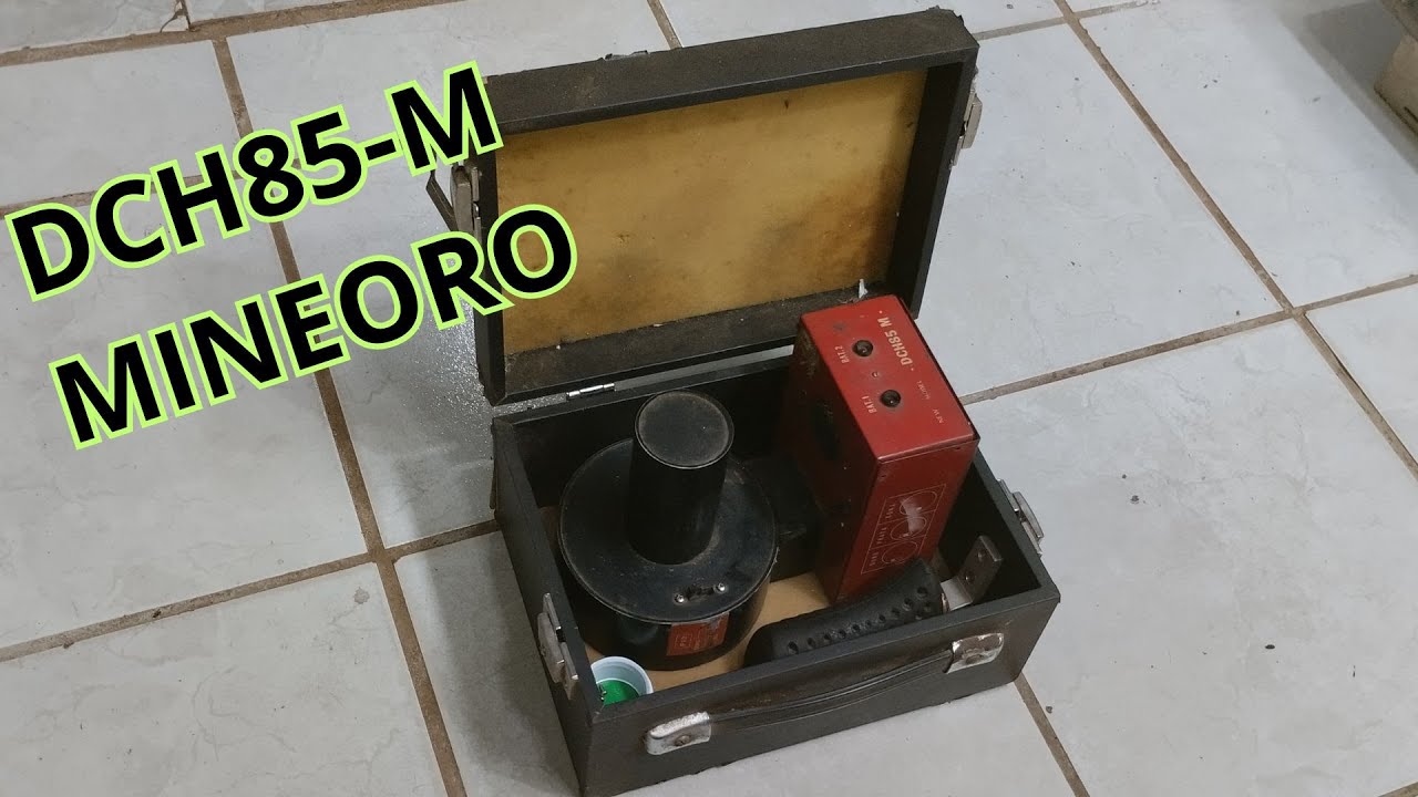 Detector DCH85 Mineoro / Modificação de sensibilidade e outros reparos ...