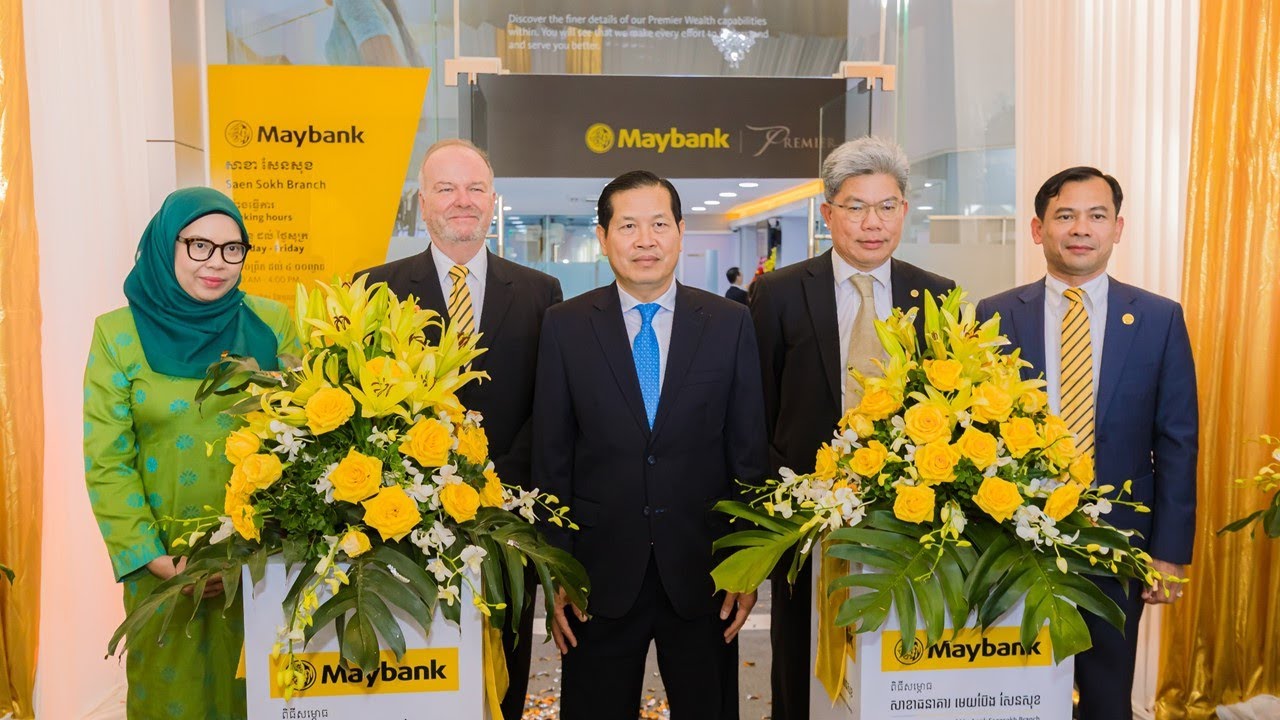 Opening Ceremony of Maybank Saensokh Branch - YouTube