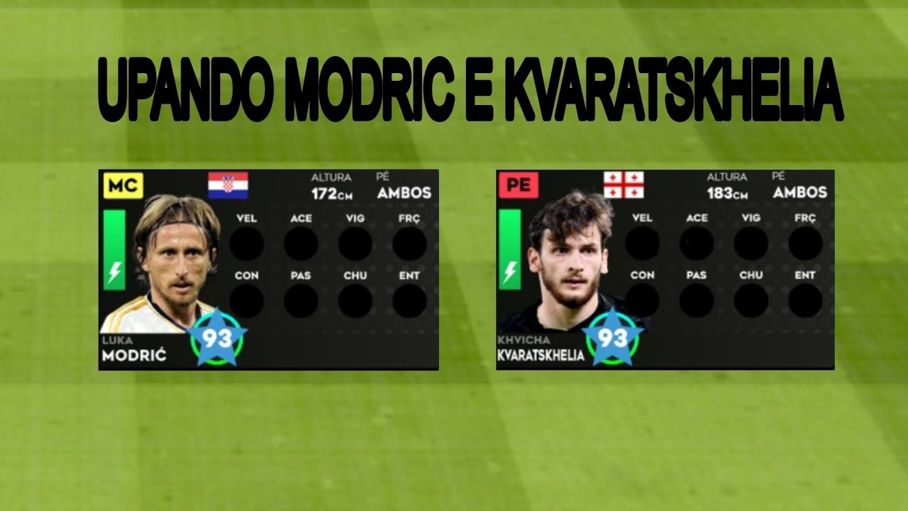 UPANDO MODRIC E KVARATSKHELIA NO DLS 24 | GUILHERME SILVA DLS - YouTube