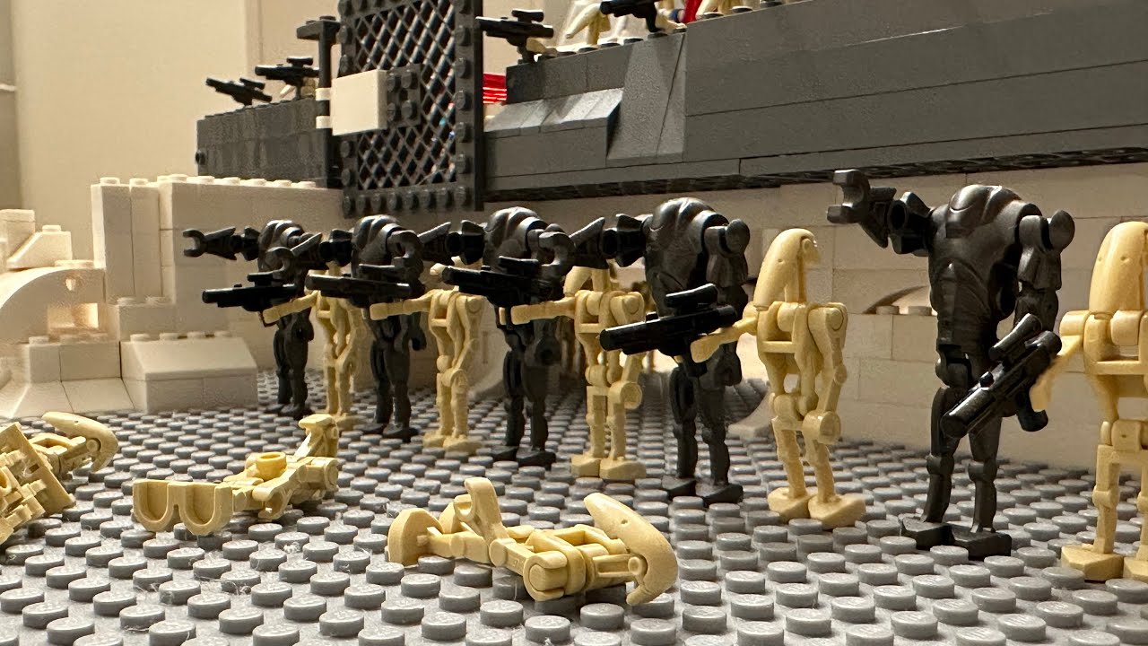 212th attack on droid base (MOC) - YouTube