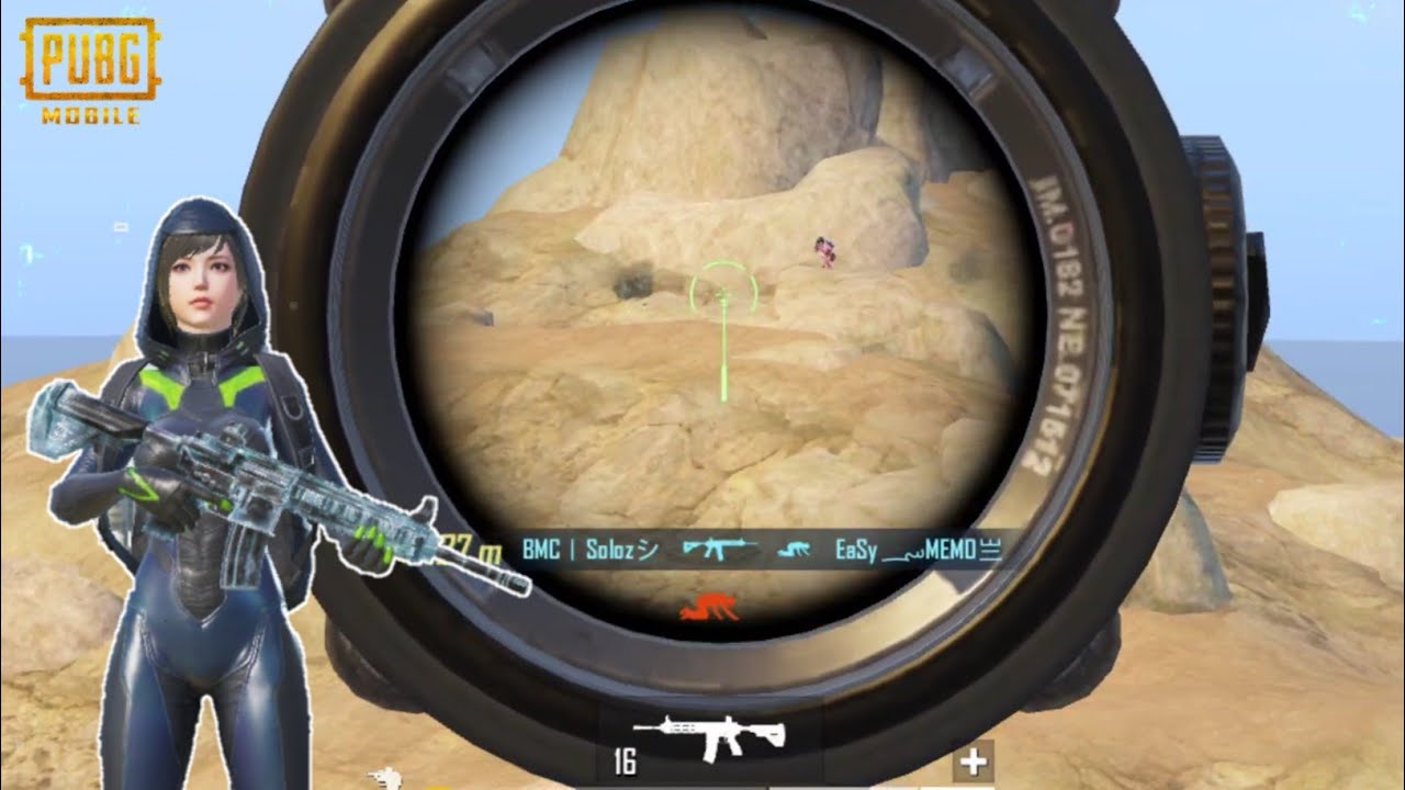 IAM USE M416 GLACIER X3 SCOPE - PUBG Mobile INDONESIA Gameplays Squad ...