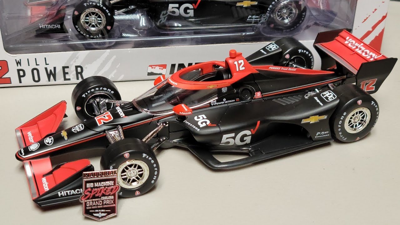 FIRST Indy Car Diecast!!! 2021 Will Power Verizon 5G 1:18 Indycar ...
