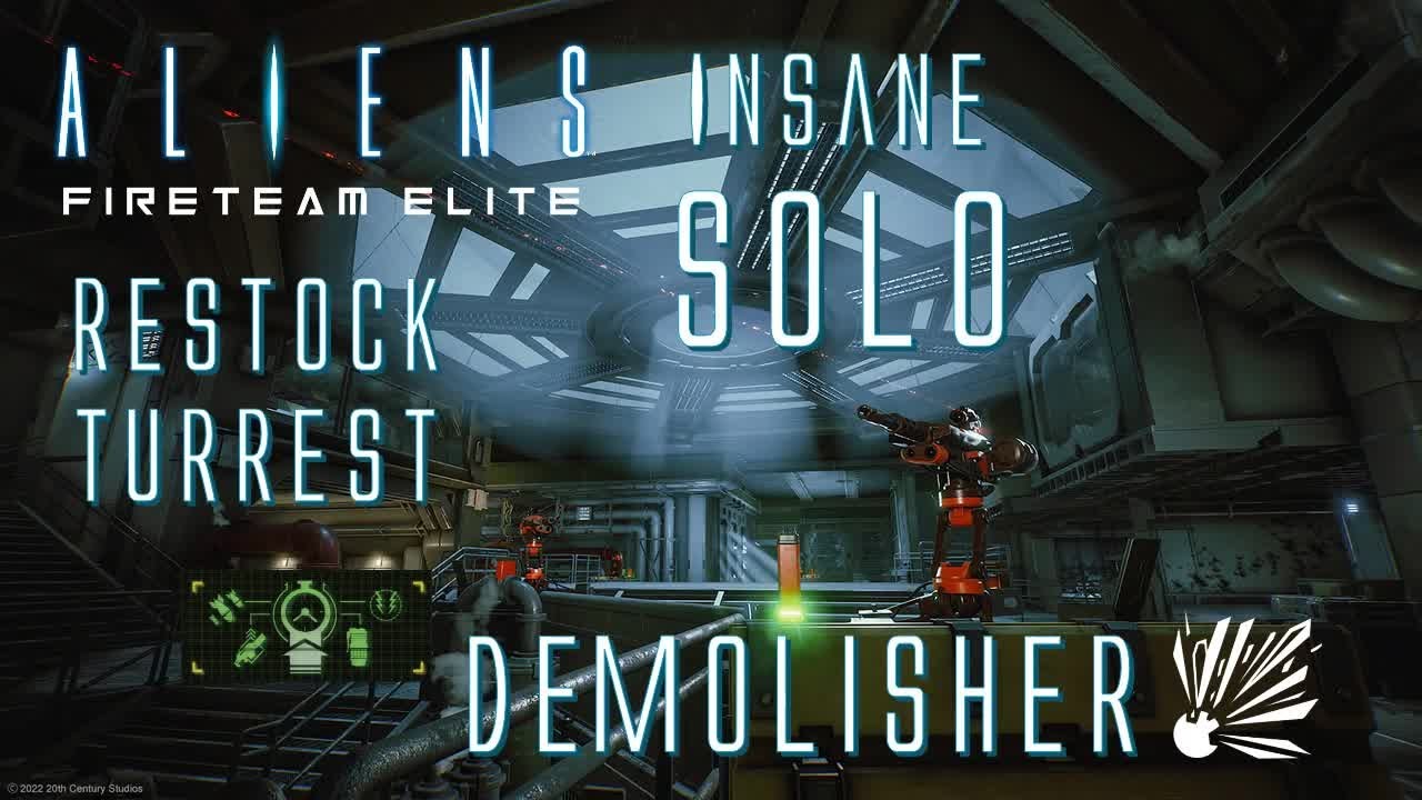 Restock Turrets Insane solo | Precision Rockets Demolisher | Aliens ...