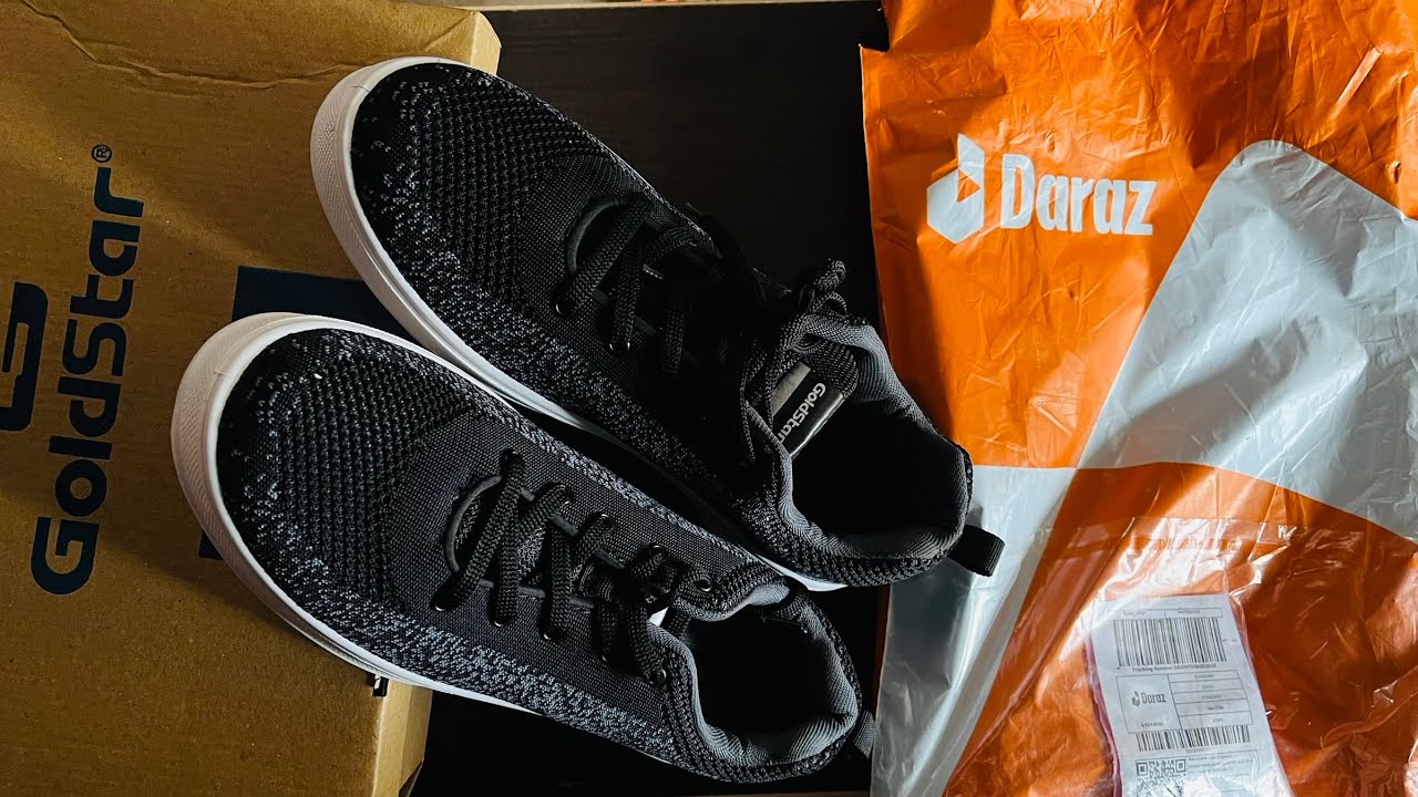 Goldstar shoes Dash 02 Black Grey for men - YouTube
