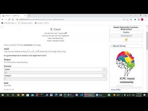 Problem Solving Week 5 problem E - YouTube