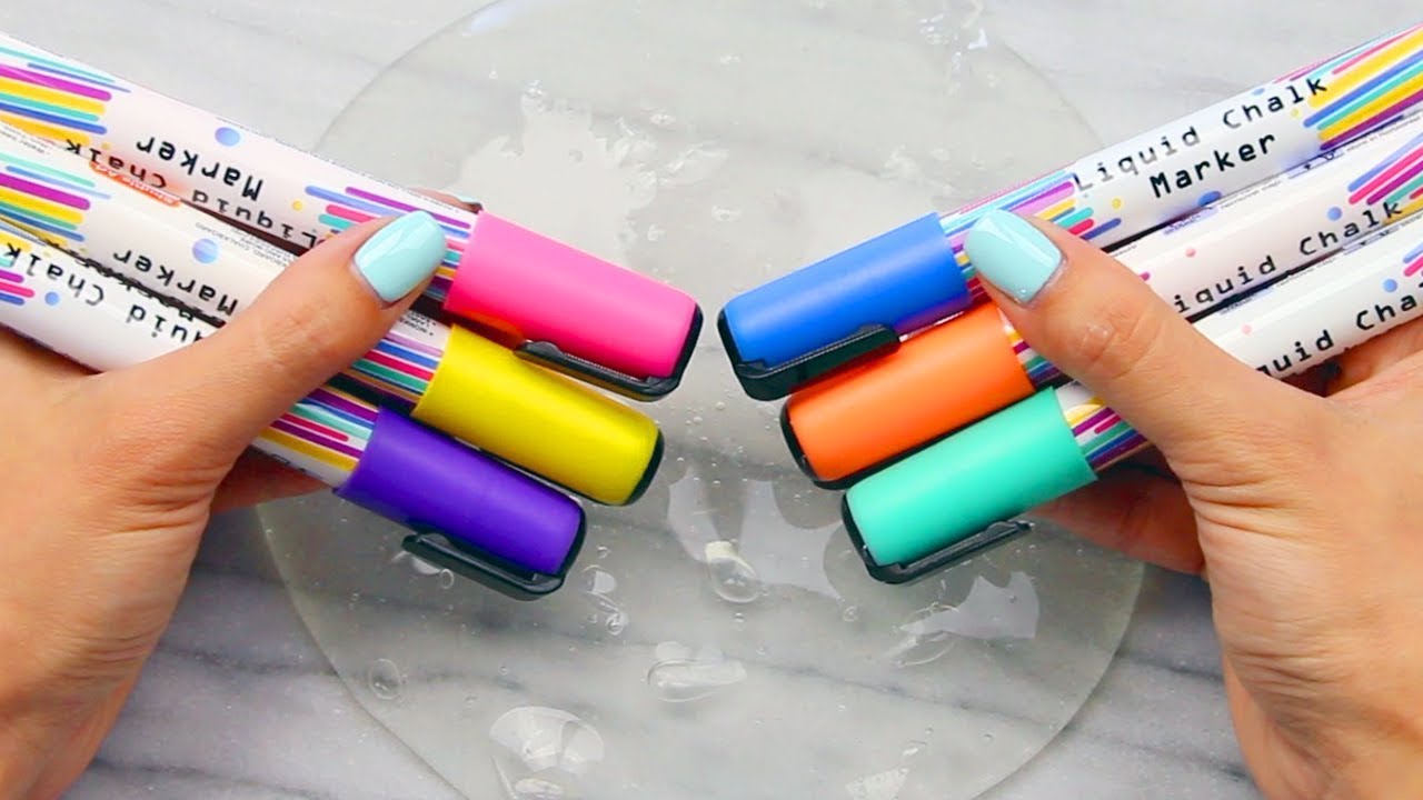 Satisfying & Relaxing Ultra Clear Slime Coloring Using Pastel Liquid ...