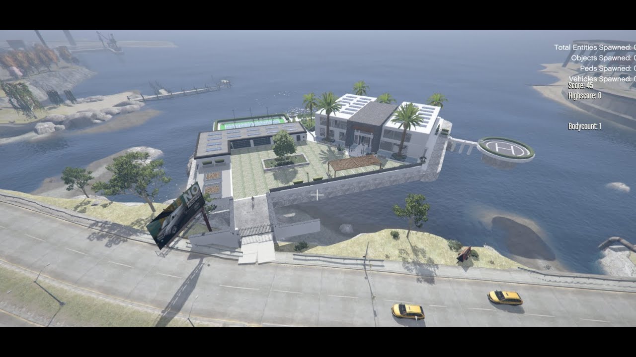 GTA 5 - Touring LCPP Mansion - YouTube