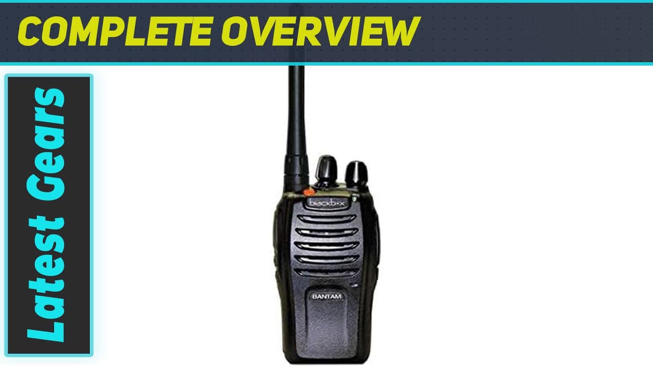 Blackbox Bantam UHF 2-Way Radio: Best Compact Communication Powerhouse ...