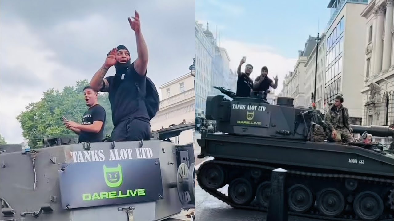 MoDeen Rides a TANK In London! - YouTube
