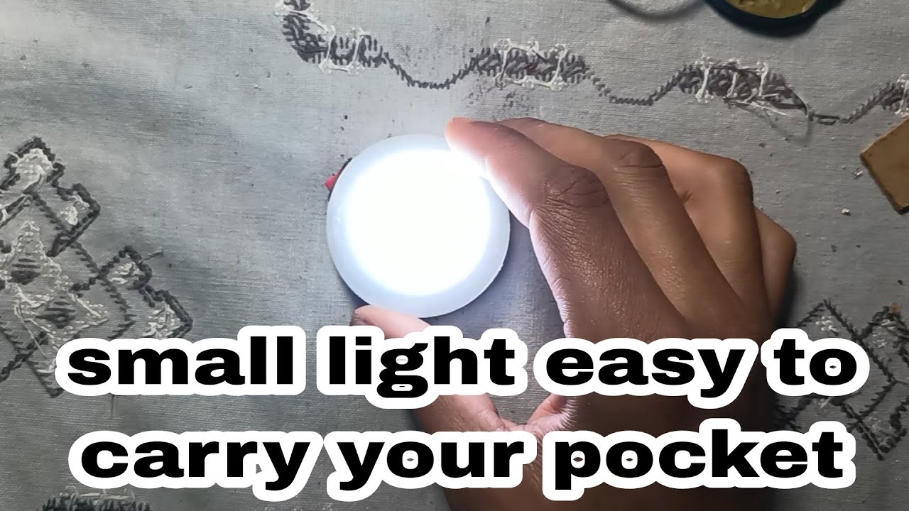 how to make a pocket carry light at home #youtube #video #technical ...
