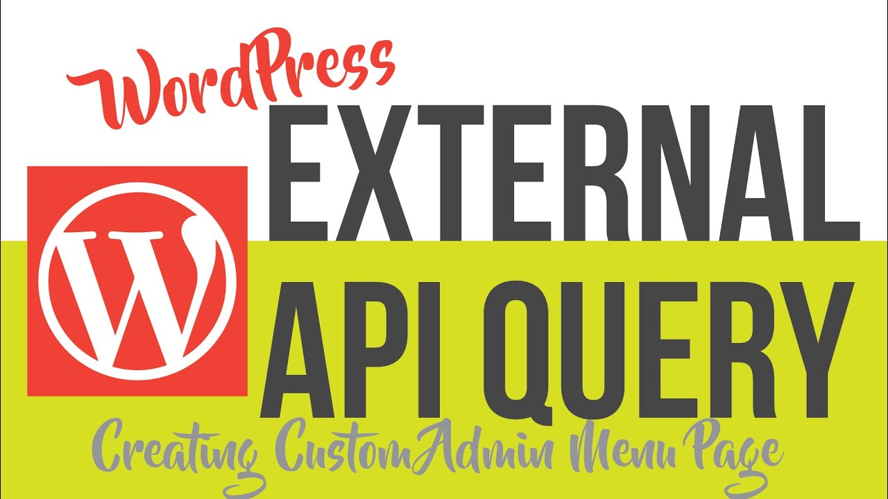 Creating Custom Admin Menu Page In Wordpress Or Classicpress Youtube