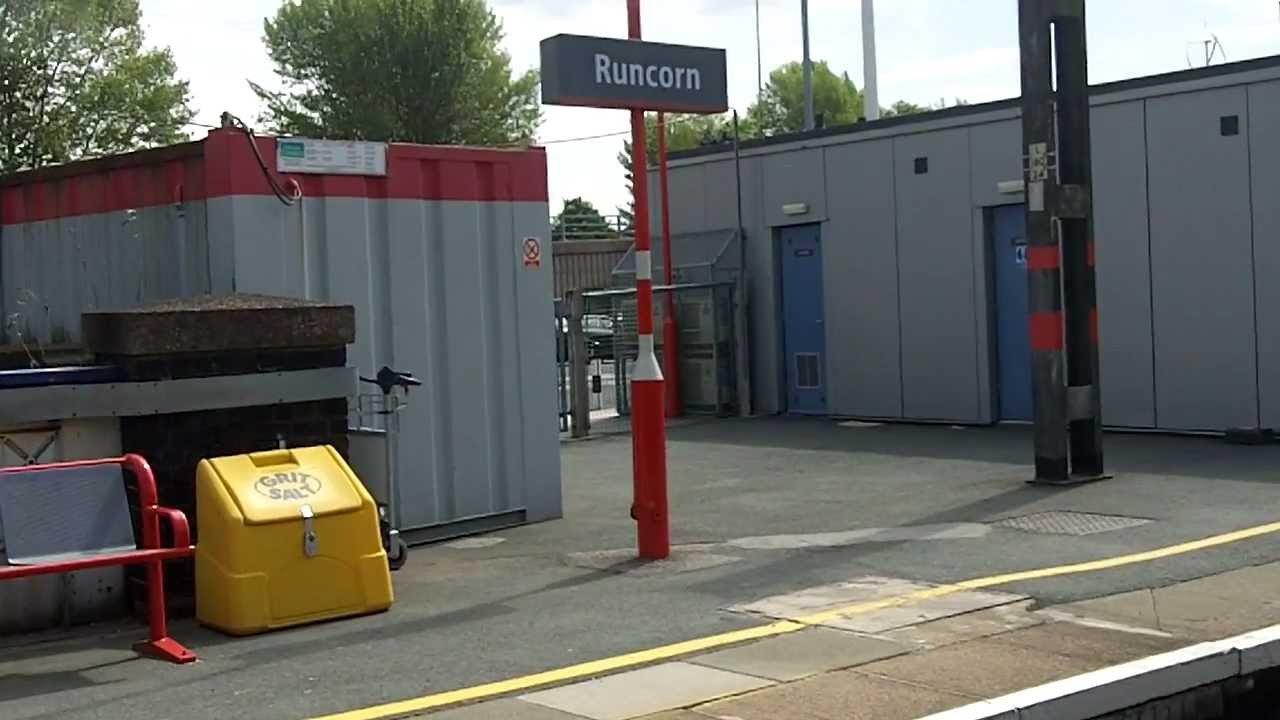 Runcorn Station - onboard departure northbound - YouTube