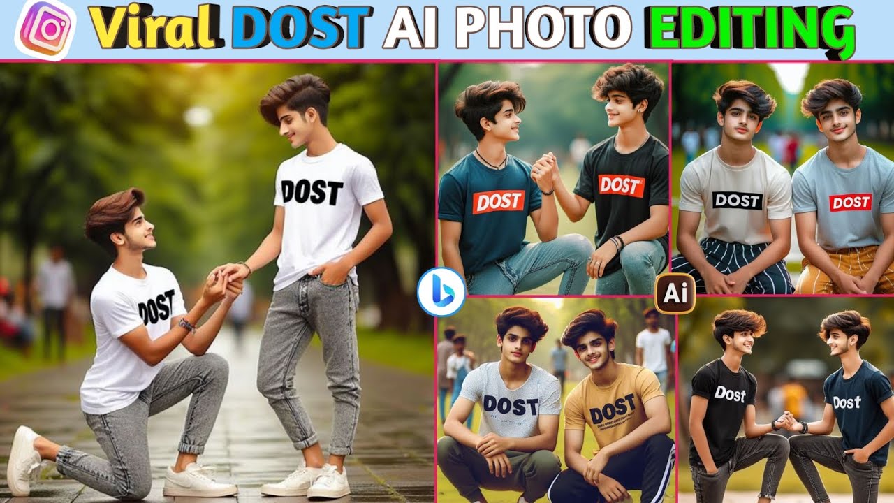 Dost Wala Ai Photo Editing | Instagram Trending Ai Photo Editing | How To Make Bing Images ...