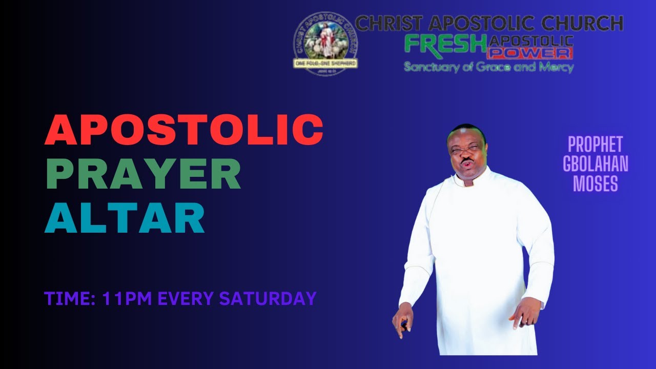 APOSTOLIC PRAYER ALTAR (25-11-2023) - YouTube