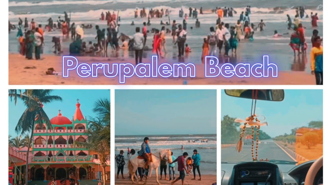 Perupalem Beach 🏖️🌊🌴⛪🌴//Andhra Pradesh || - YouTube