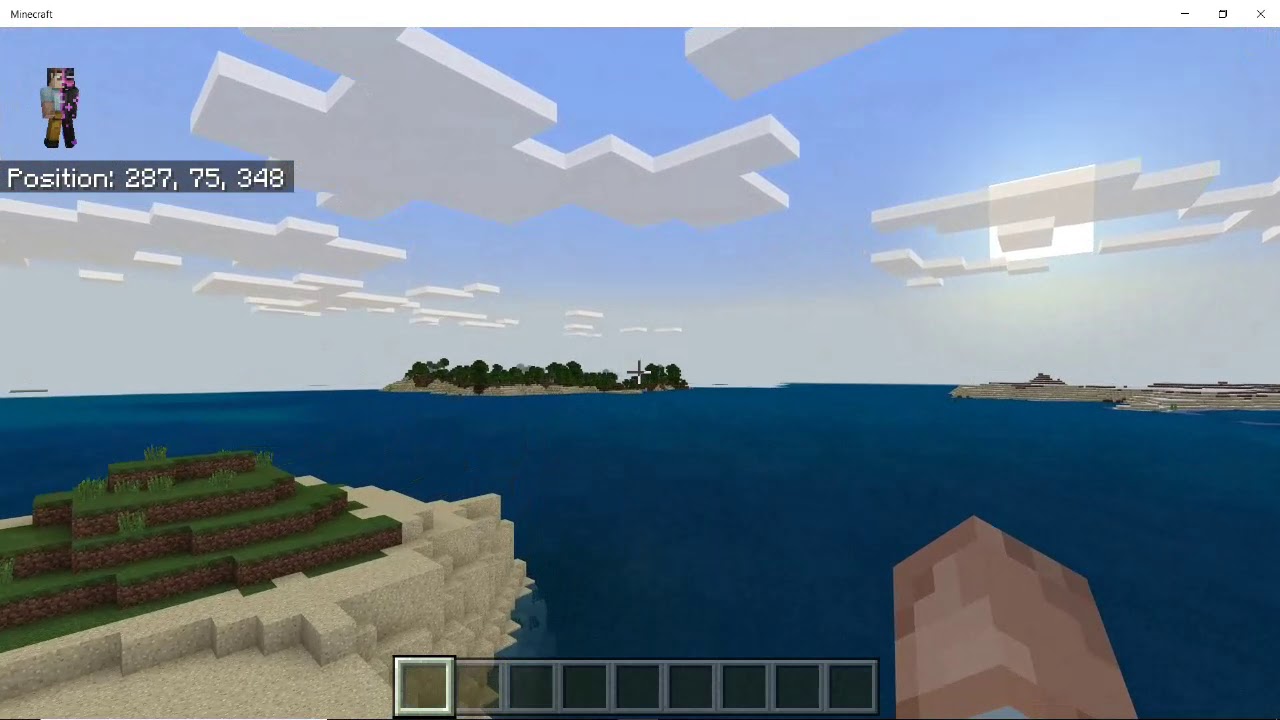 How to fill in lots of blocks at once in minecraft pe - YouTube