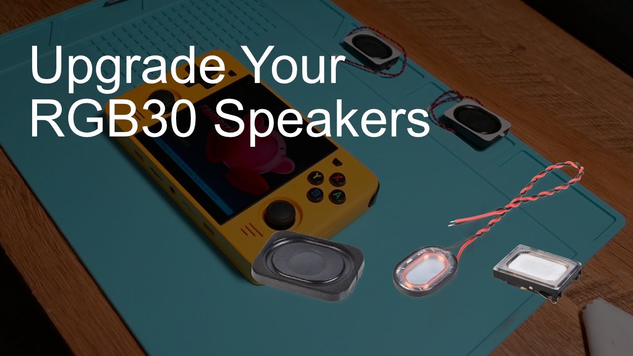 Upgrading the RGB30 Speakers - YouTube