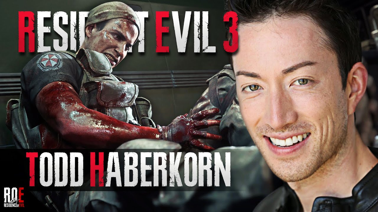 RESIDENT EVIL 3: REMAKE || INTERVIEW w/ MURPHY Actor Todd Haberkorn ...