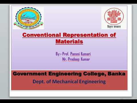 Conventional representation of materials - YouTube