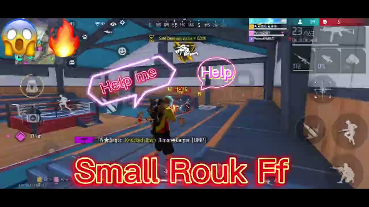 Small Rouk In Fire 🔥 Free Fire Best Gameplay ️ - YouTube