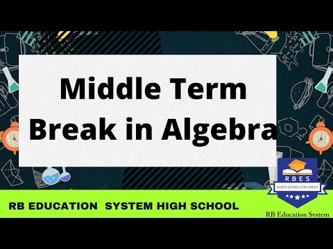 How to do Middle Term Break of Algebraic Expression in Sindhi - YouTube