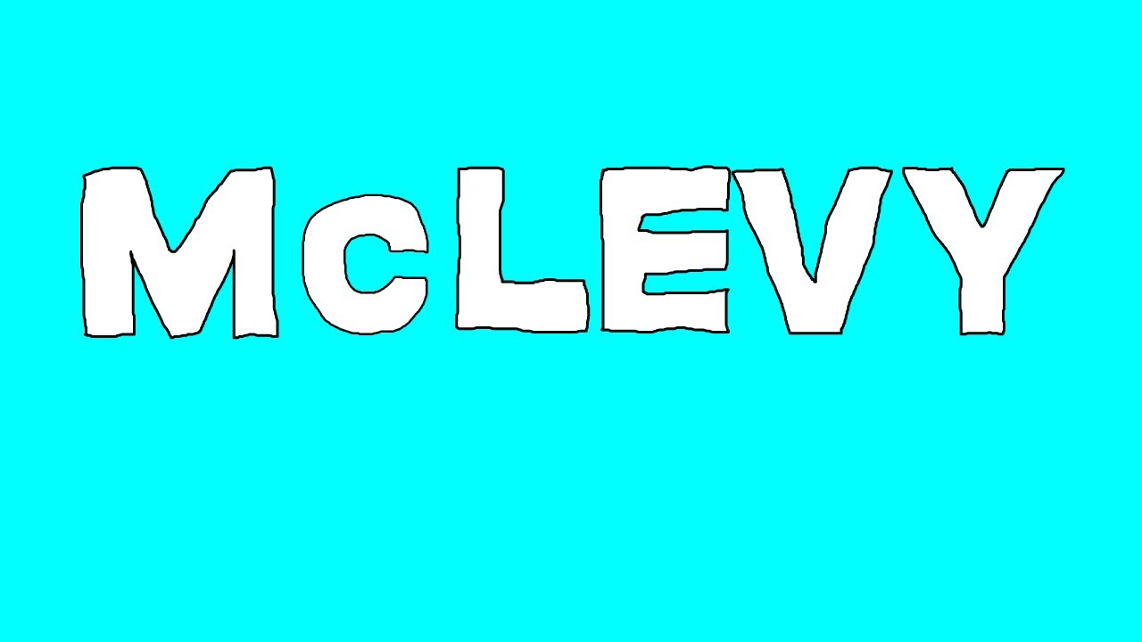 McLEVY SEASON 1 TRAILER - YouTube