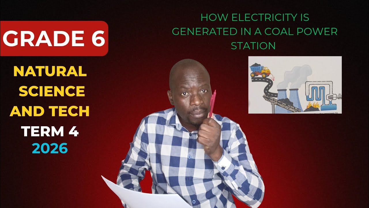 Grade 6: How electricity is generated in a coal power station - YouTube