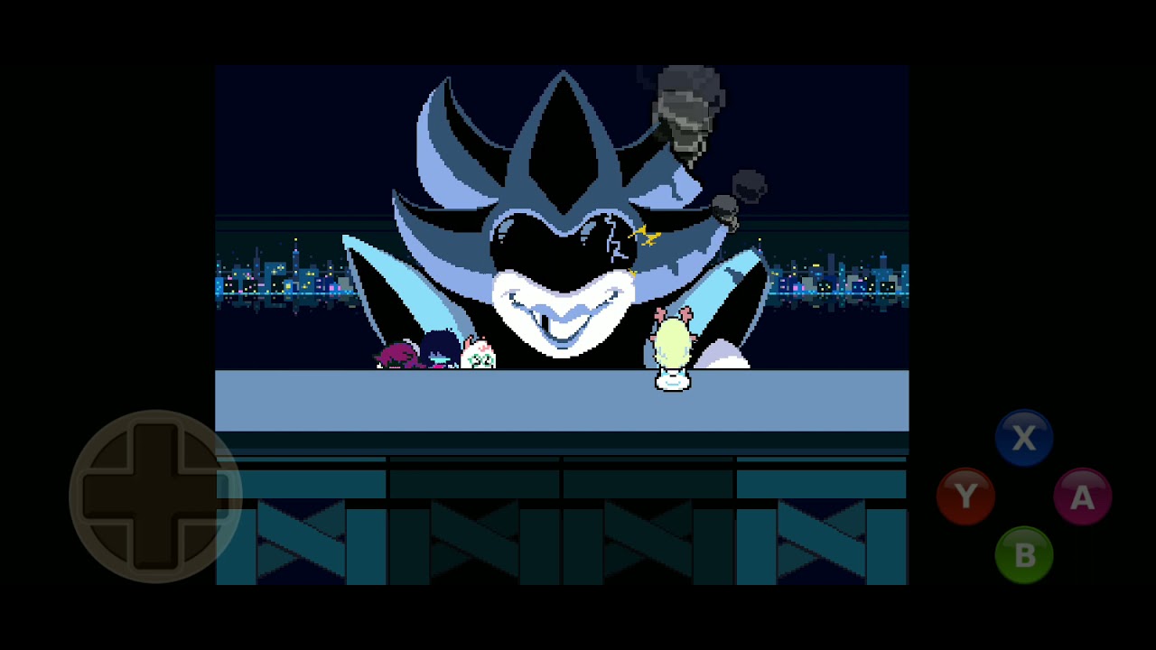 Deltarune Chapter II - Giga Queen boss fight (with cutscenes) - YouTube