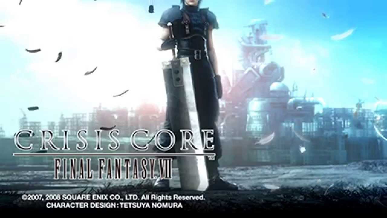 Final Fantasy VII Crisis Core Menu Ripped HD - YouTube