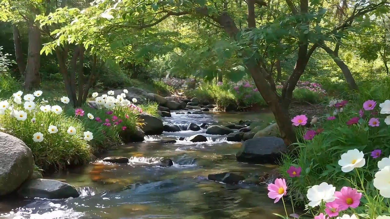 Celestial River of Peace – Calming Flowing Water Ambience for ...