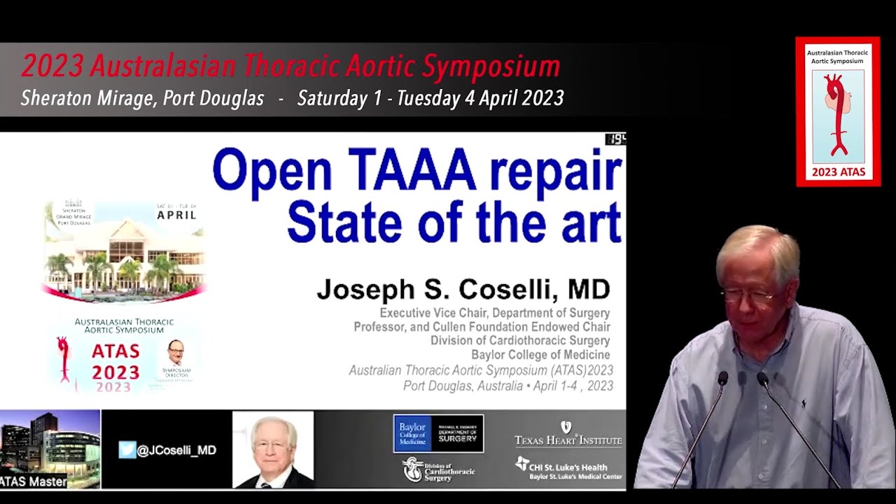 ATAS 2023: Open TAAA Repair—State of the Art - YouTube
