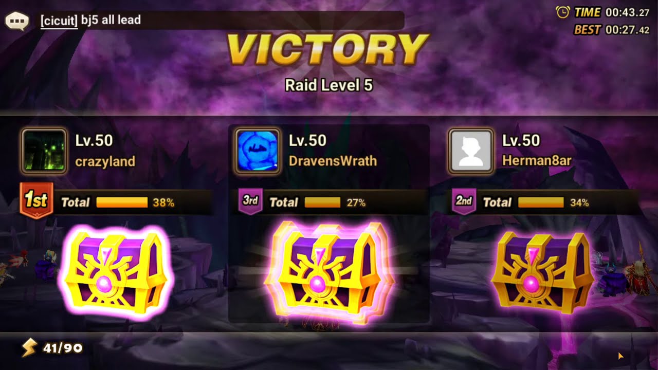 Summoners War BJR5 Ultra Easy Mode Elsharion Rica Shihwa Runs w ...