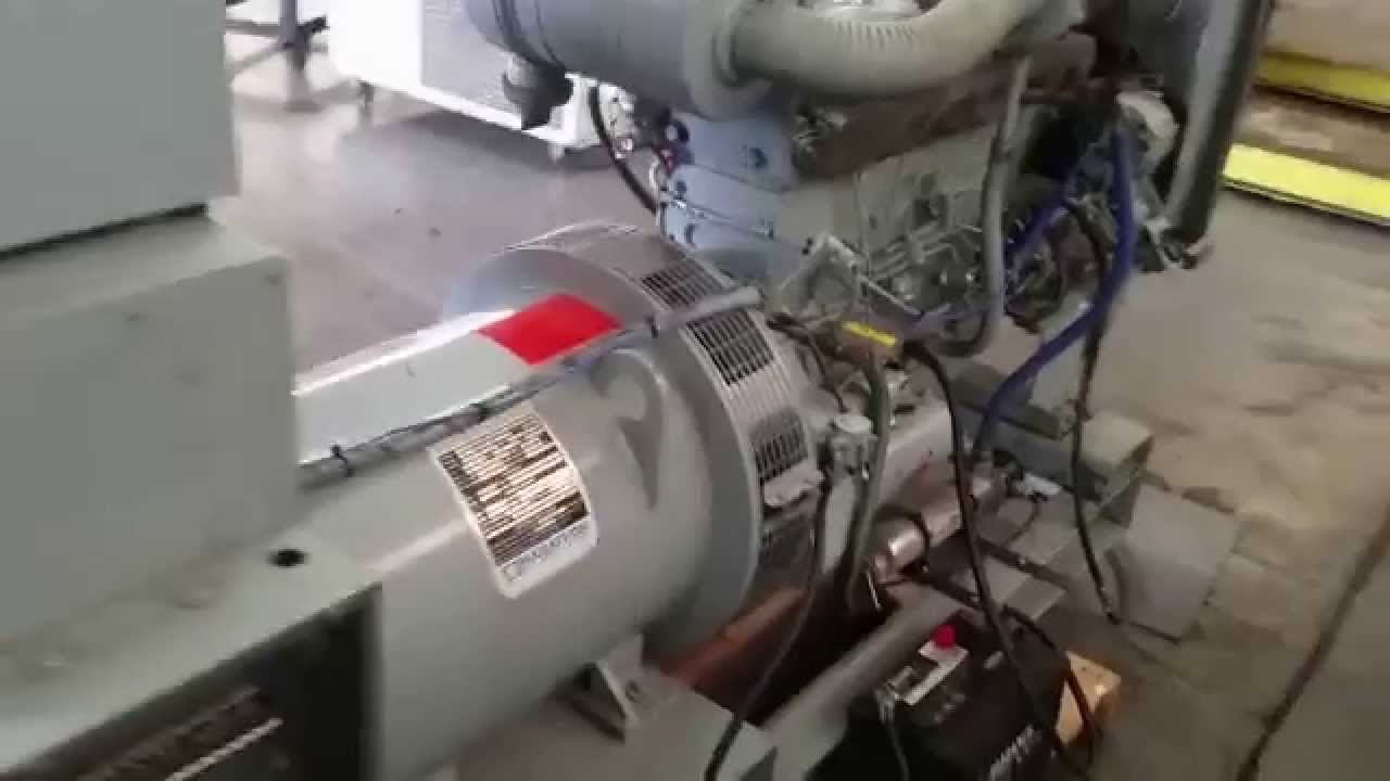 Hercules-White 60KW Diesel Generator Low Hours from GotPower! - YouTube
