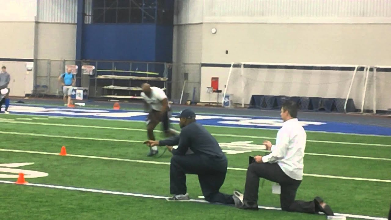 Ronnie Sneed 40-Yard Dash (Attempt 2) - YouTube