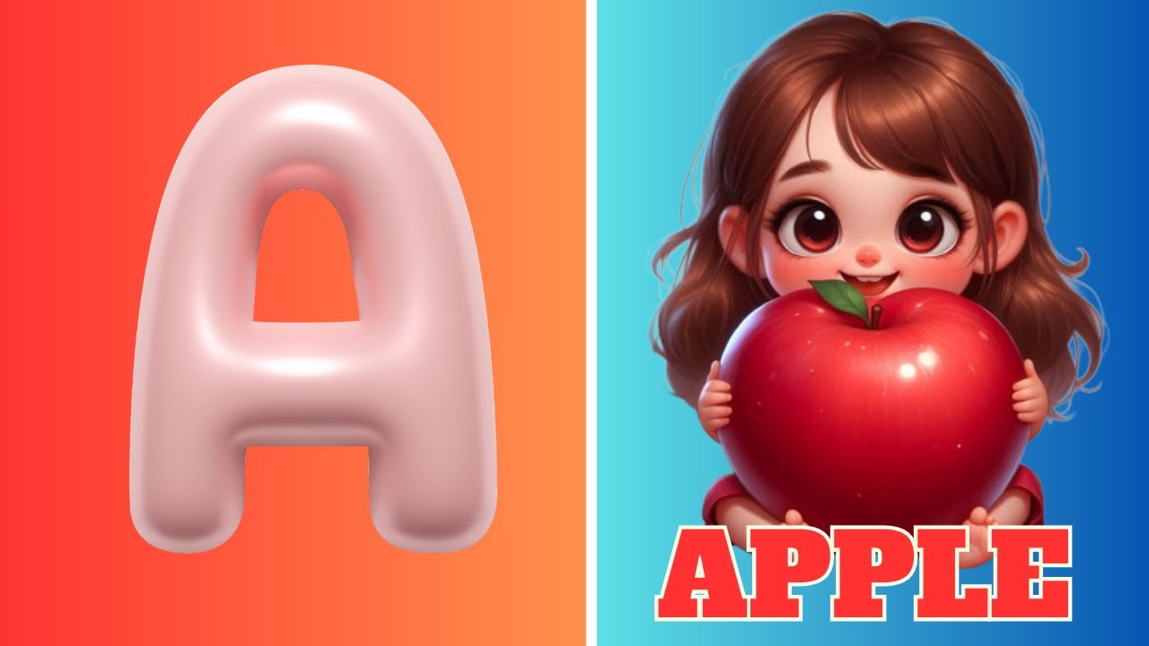 ABC Phonic Song for Toddlers , A for Apple , Learn ABC Song, Preschool ...