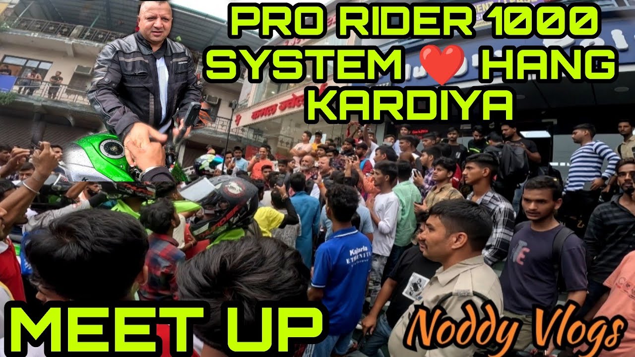 # Meet Up (Pro Rider 1000) Kalesh Hogy Meet up pr .... Public se .... 😜 ...