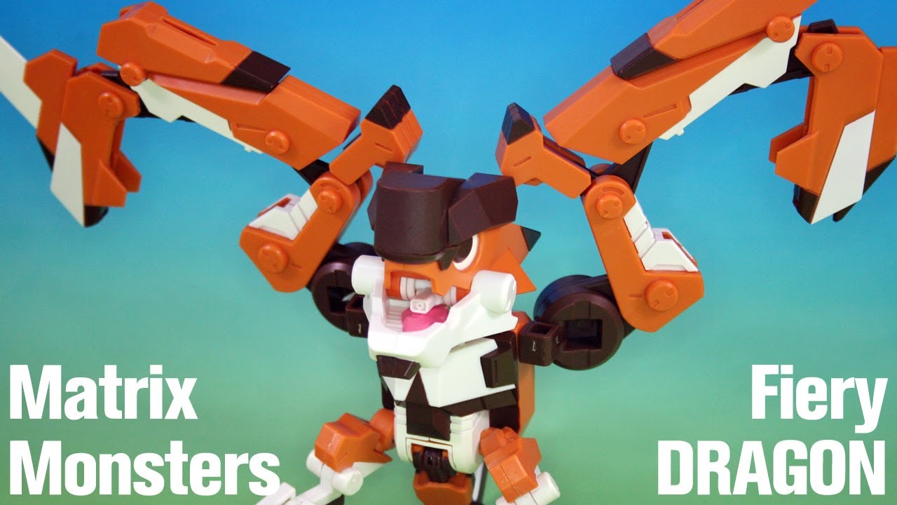 Monster Hunter Matrix Monster MMS-01 Fiery Dragon Review - YouTube