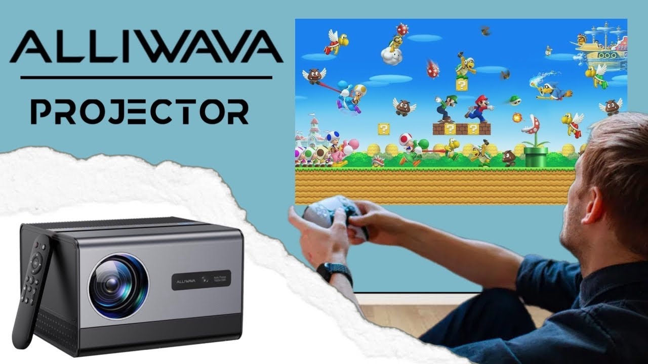 The Alliwava Portable Mini Projector is GREAT For Gaming Just About ...