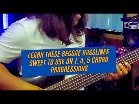 Learn these reggae basslines, sweet to use on 1, 4, 5 chord ...