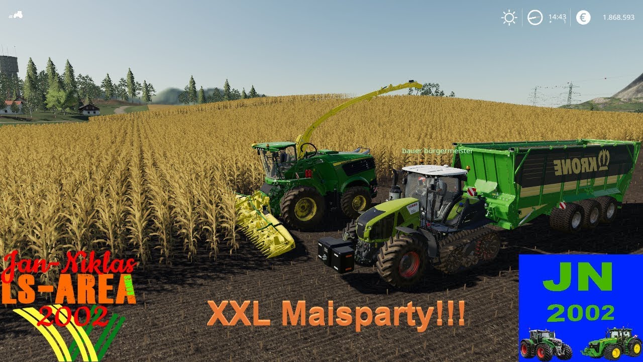 🔴LS19(Pc)(MP)+John Deere 9000i series und Claas Axion 900TT+XXXL Mais ...